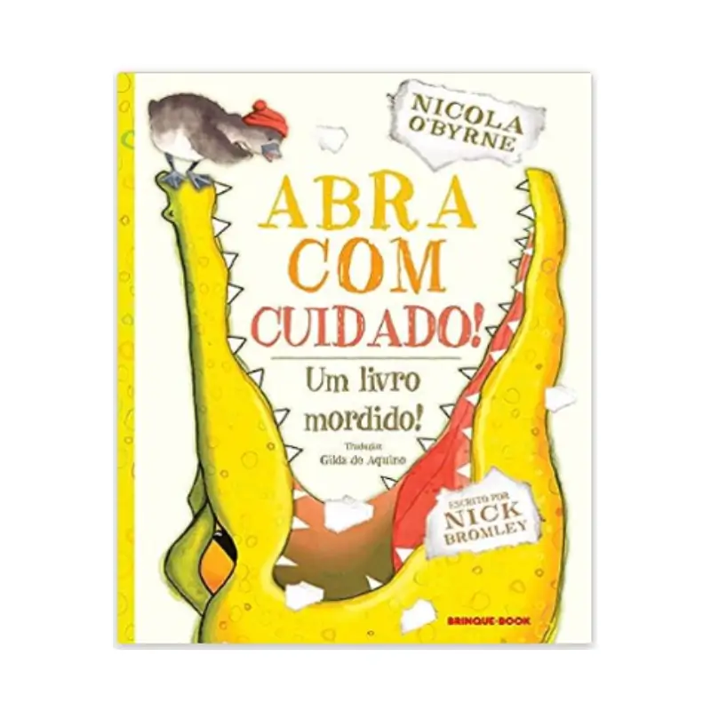 Abra com cuidado! Um livro mordido! - Leitor Kids